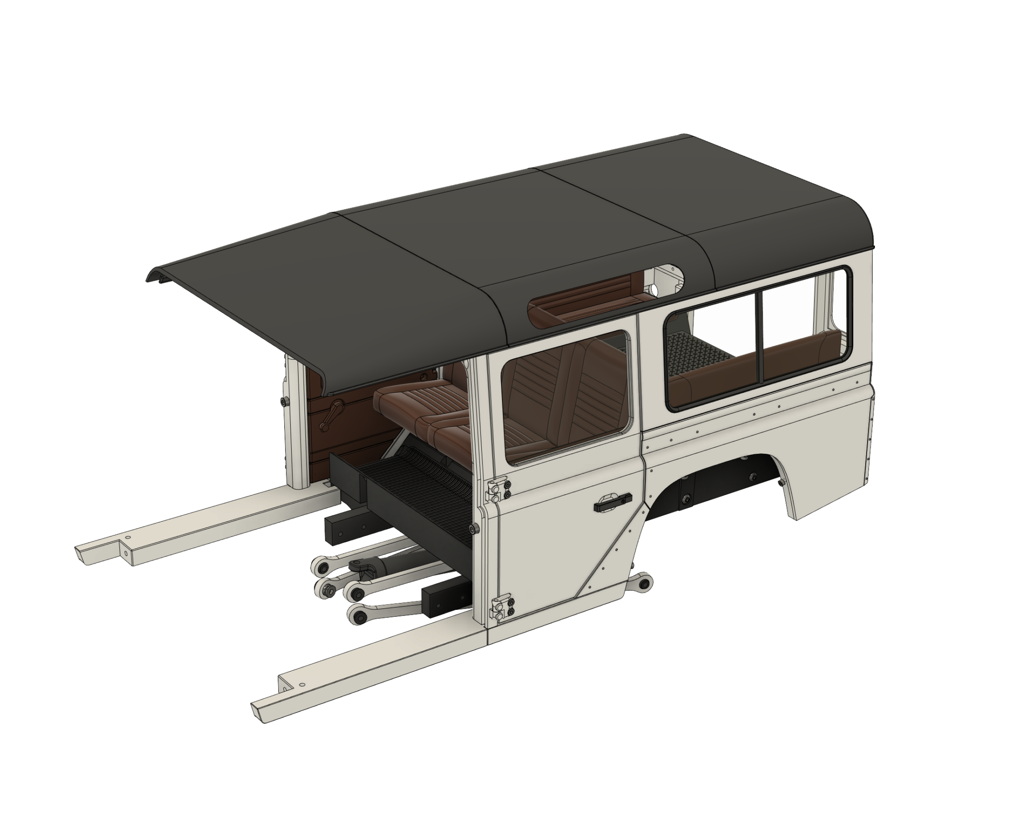 Model 4: Landy 4x4 Hardtop – 3D Sets