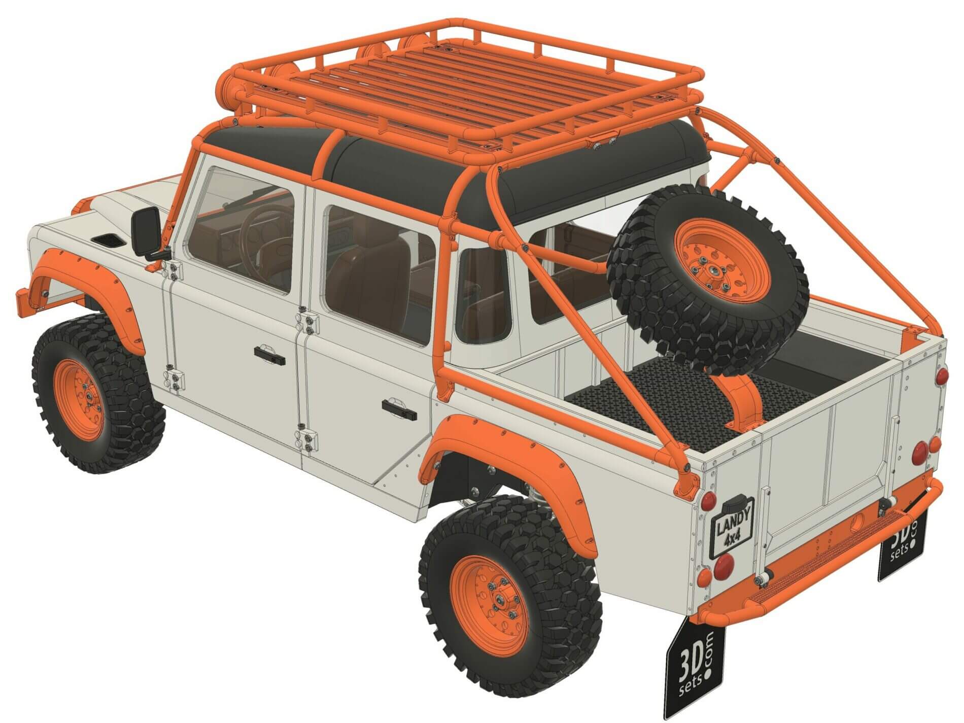 Offroad Kit – accessory for Model 5 Pickup – 3D Sets