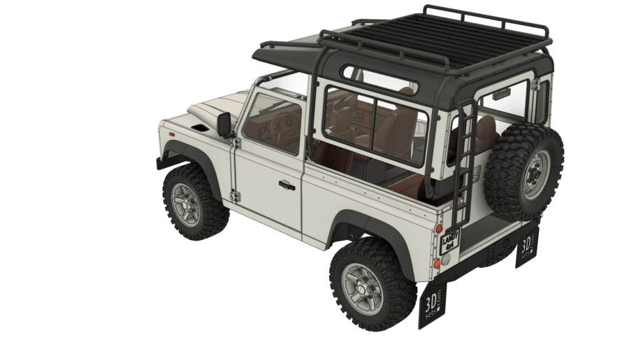 Roof Rack accessory for Model 4 – 3D Sets