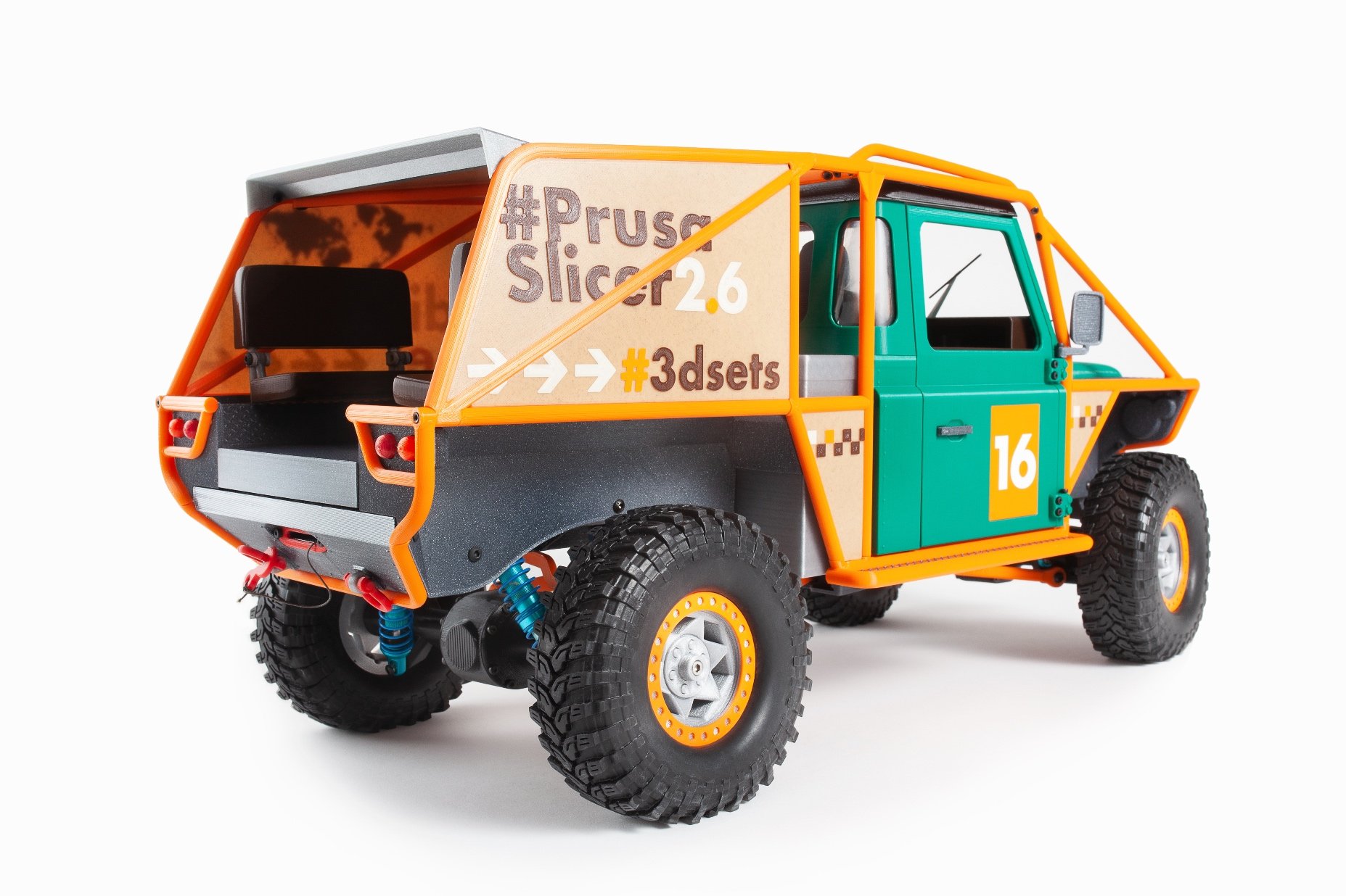 Model 16: Landy 4x4 Winch Truck – 3D Sets