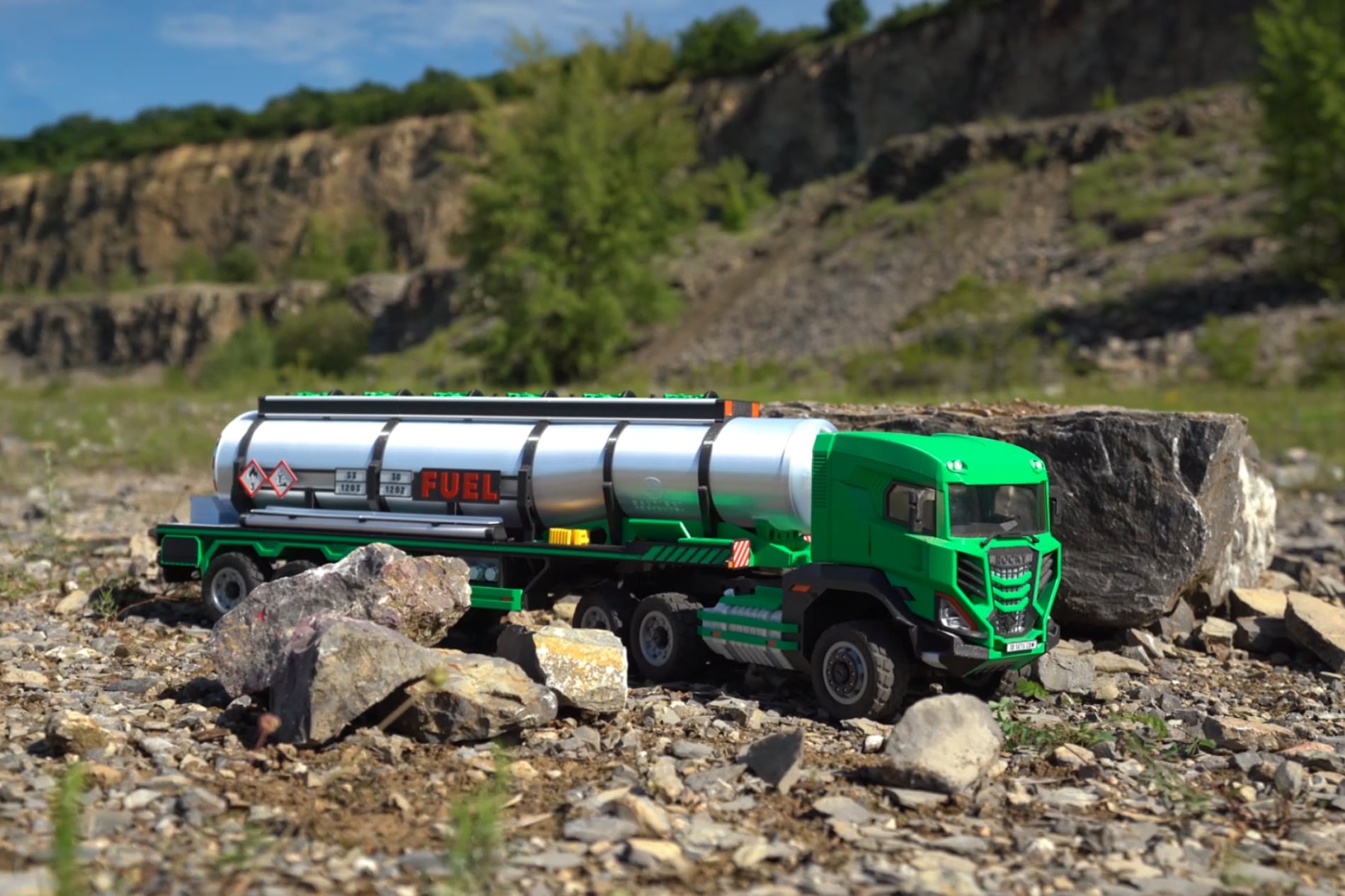 3D Sets Mini Truck: Rocky Tanker Trailer – 3D Sets